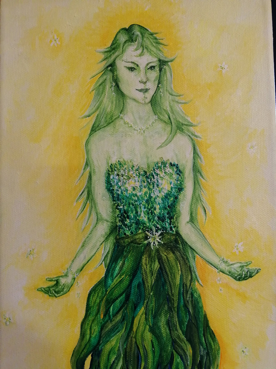 Ramson Maiden - Acrylic on Canvas – Nix In Nature